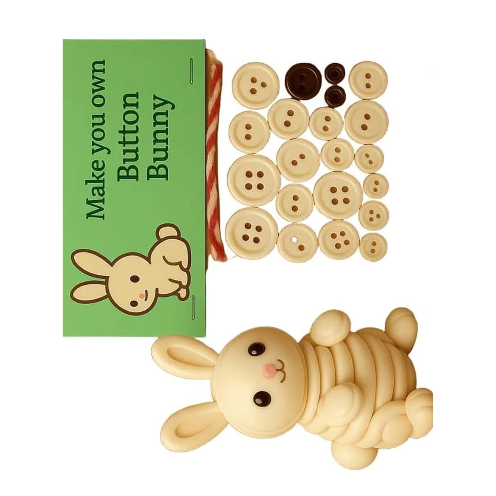 Animal Button Craft Set Complete Supplies for Handmade Ornament Art ...