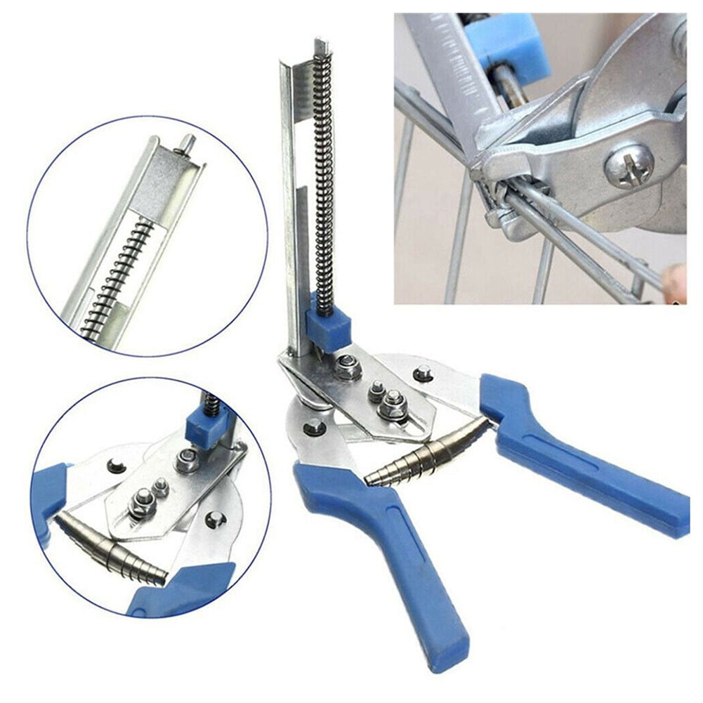 Animal Cage Ring Plier M Type Nailer Wire Ringer Fastener Stapler With ...