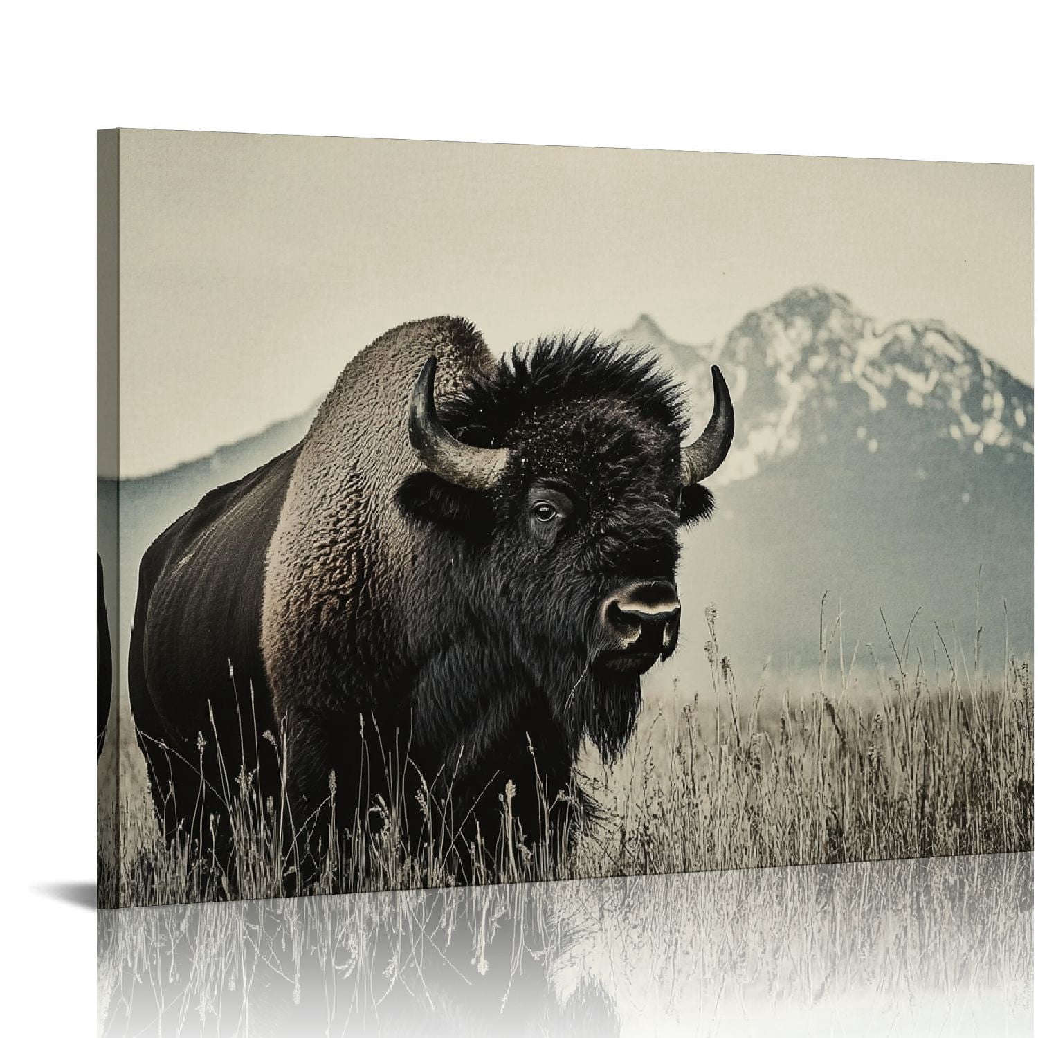 - Animal Canvas Wall Art Portrait Painting on Canvas Wild Animal ...