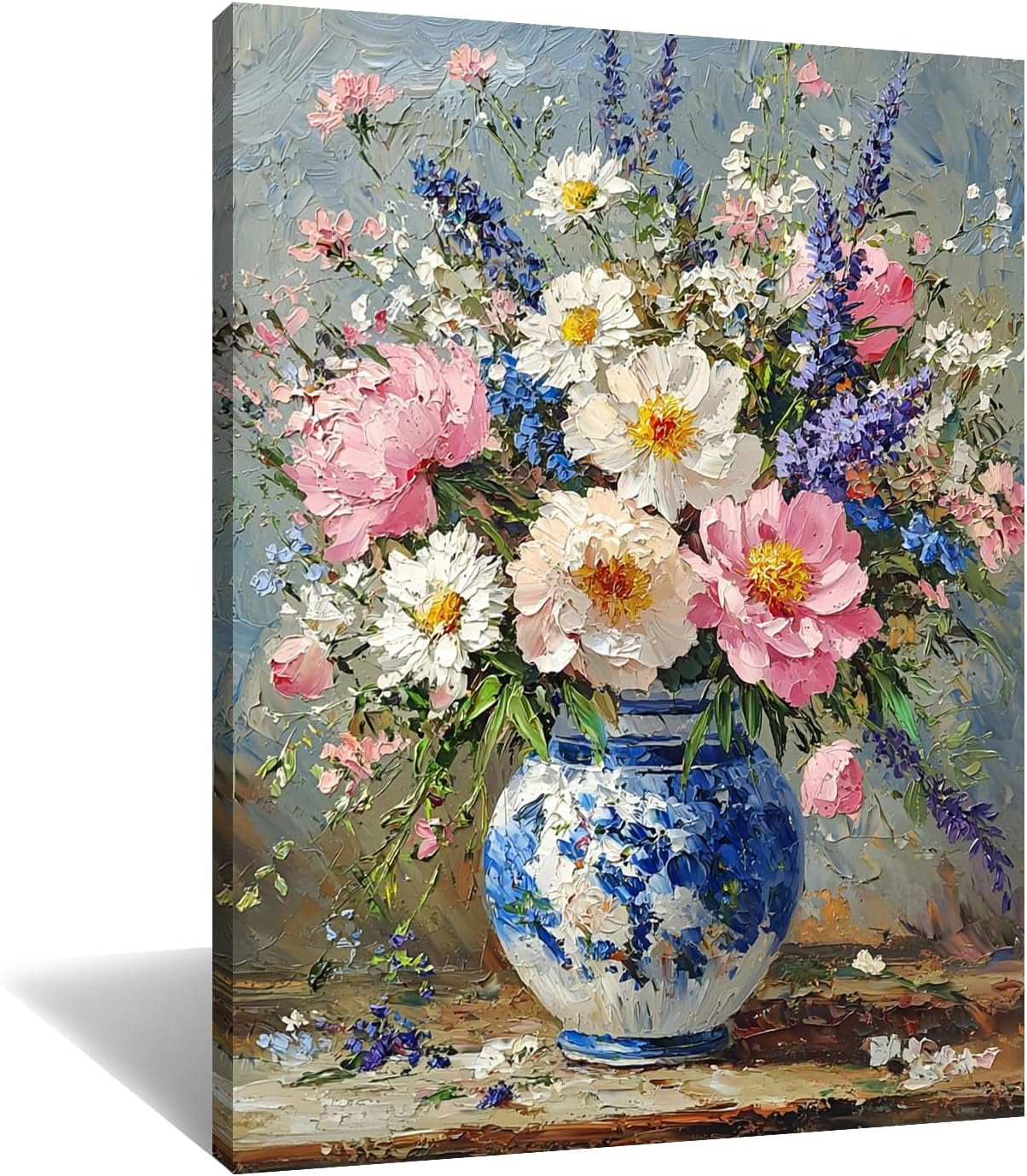 Animal Canvas Wall Art Unique Deer Surrounded by Trees Poster Painting ...