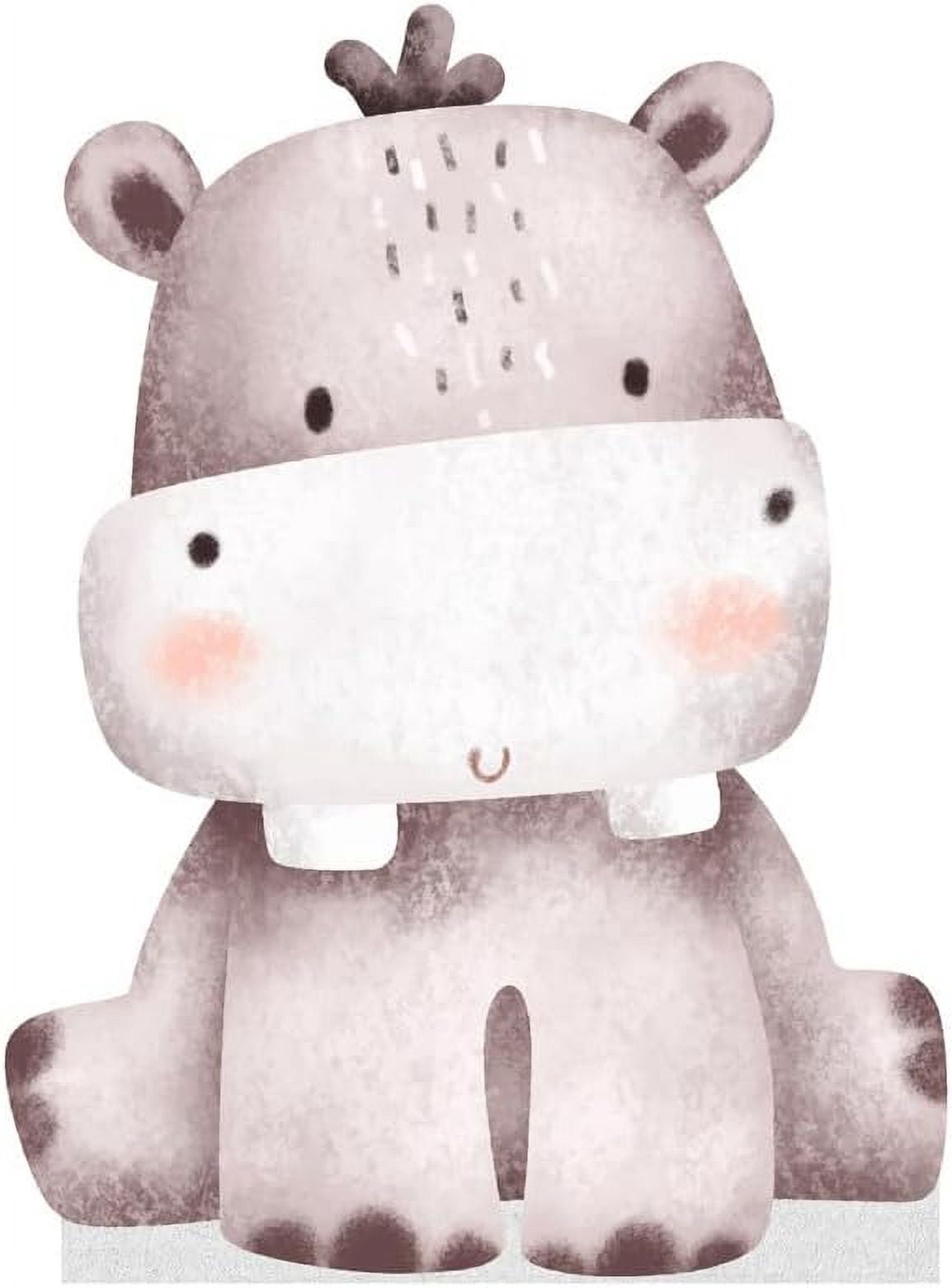 Animal Cardboard Cutout, Stand Up, Standup - Hippo - Walmart.com