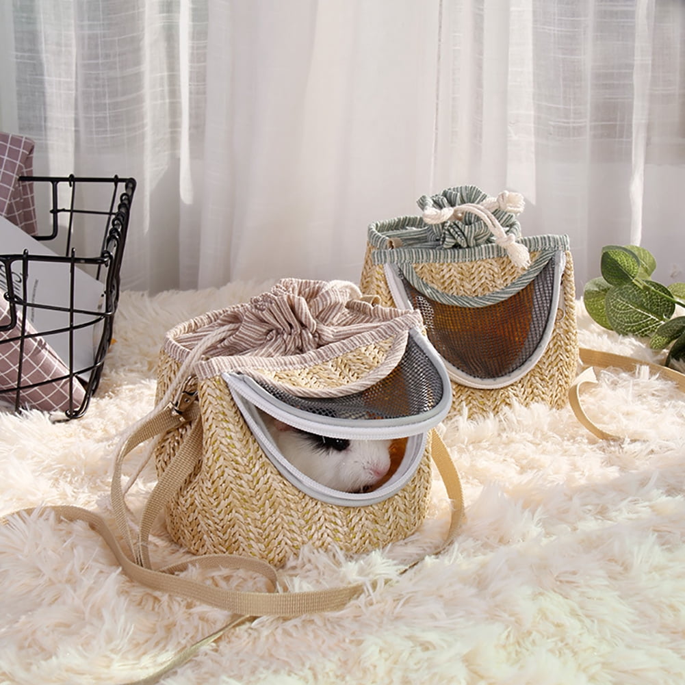 Animal Carrier,Small Pet Carrier Bag Hamster Carrier Bag with Long ...