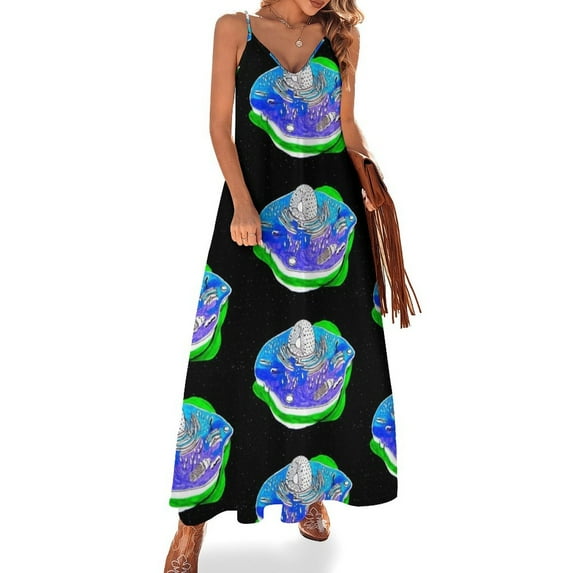 Animal Cell Sleeveless Dress dress for women 2024 long dress women ...