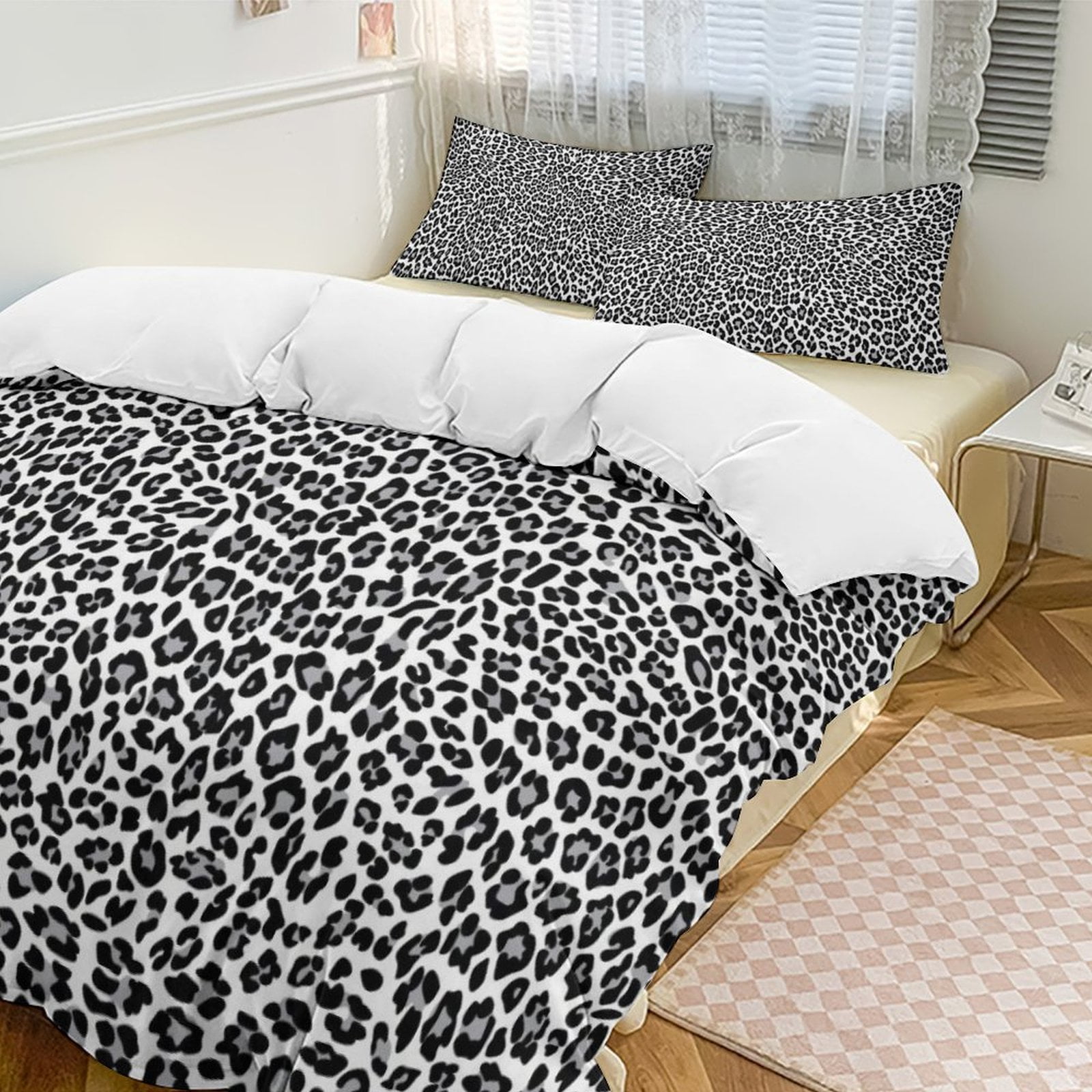 Animal Cheetah Print 3D Set Duvet Cover Quilt Cover Theme for Twin Size ...