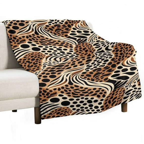 Animal Cheetah Print Blanket for Bed Throw Blanket for Women, Men Super ...