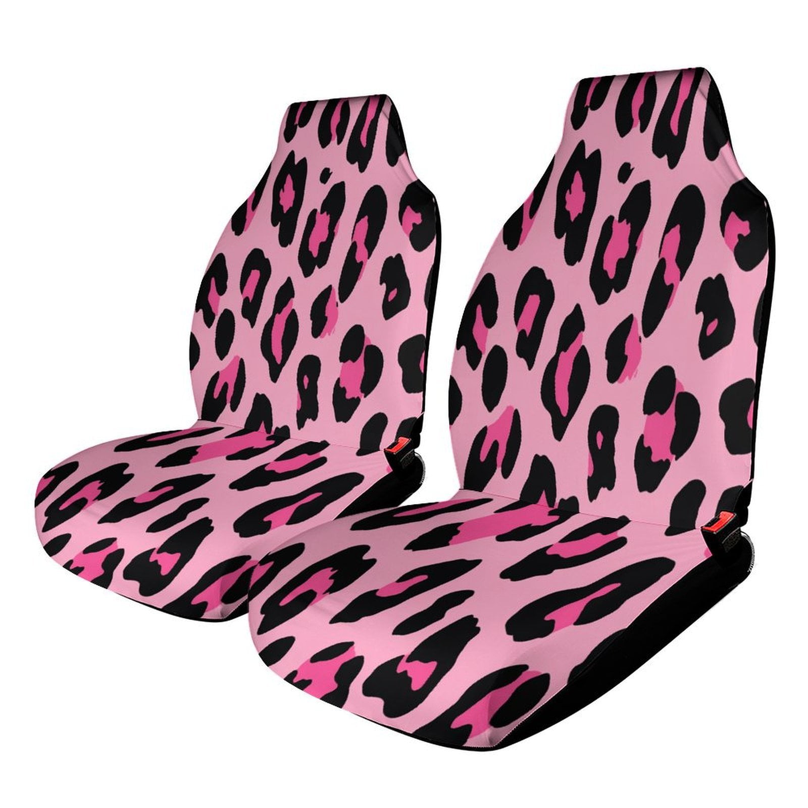 Animal Cheetah Print Car Seat Covers Car Accessories Pack of 2 ...