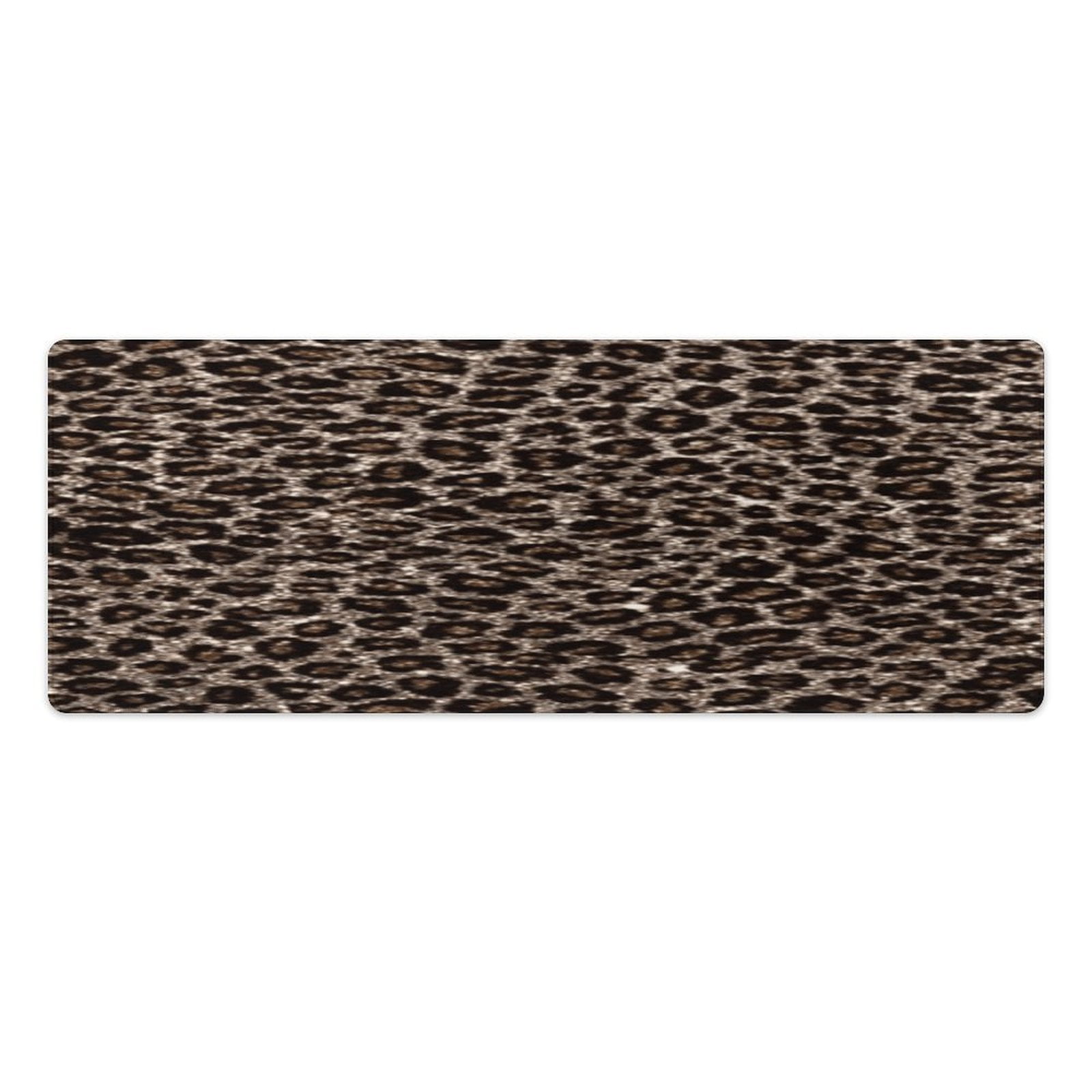 Animal Cheetah Print Kitchen Rugs Pvc Mats Set of 2 Pieces Non Slip ...