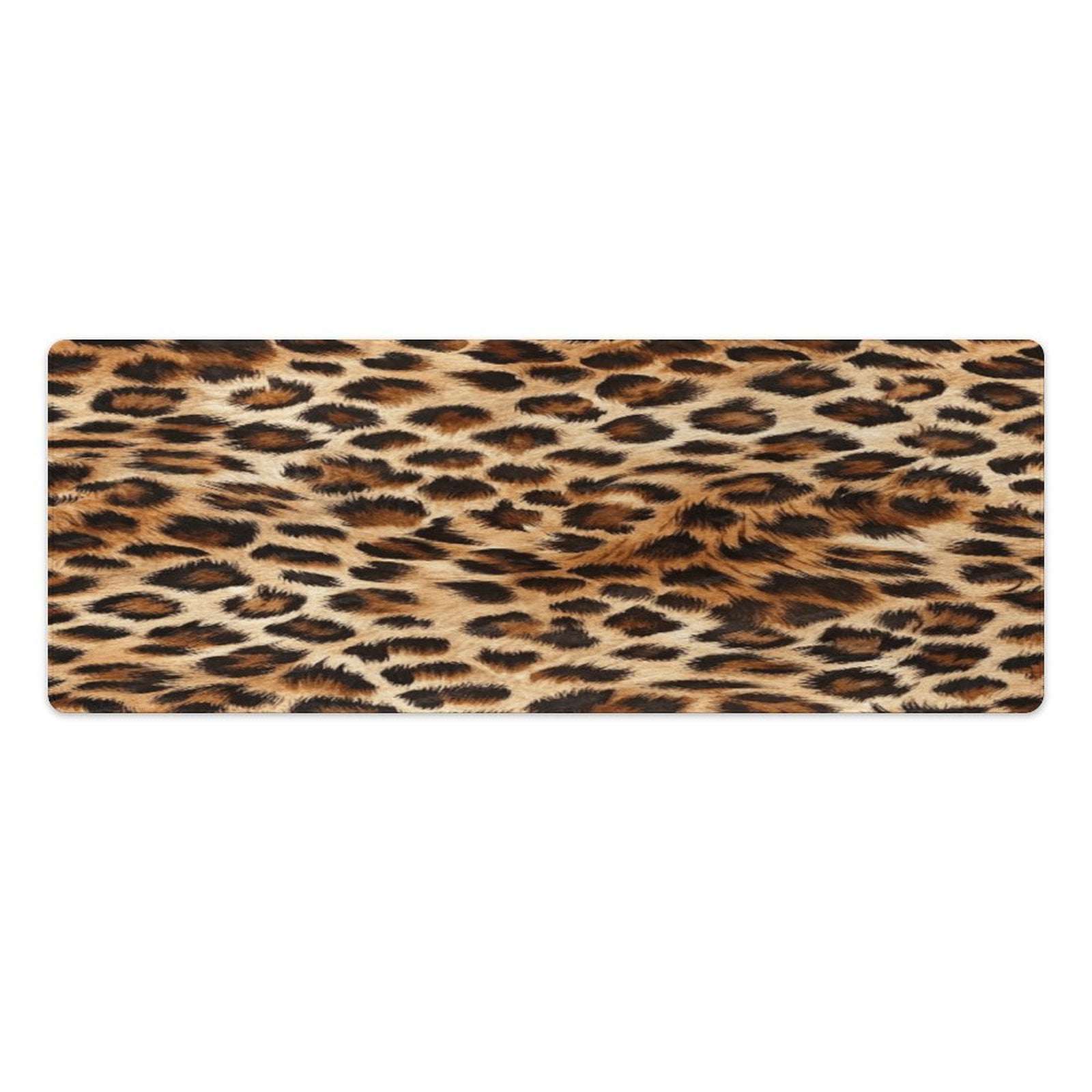 Animal Cheetah Print Kitchen Rugs Pvc Mats Set of 2 Pieces Non Slip ...