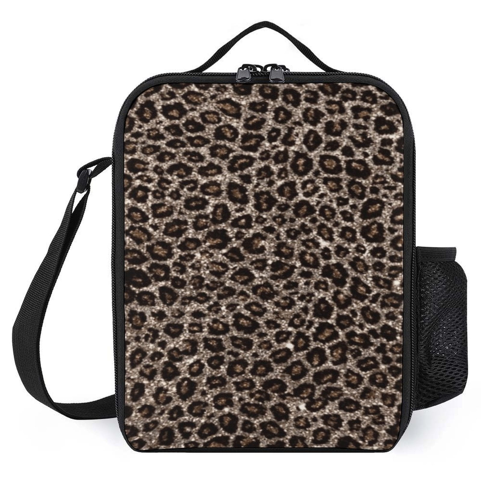Animal Cheetah Print Portable Lunch Boxes Women Waterproof Thermal ...