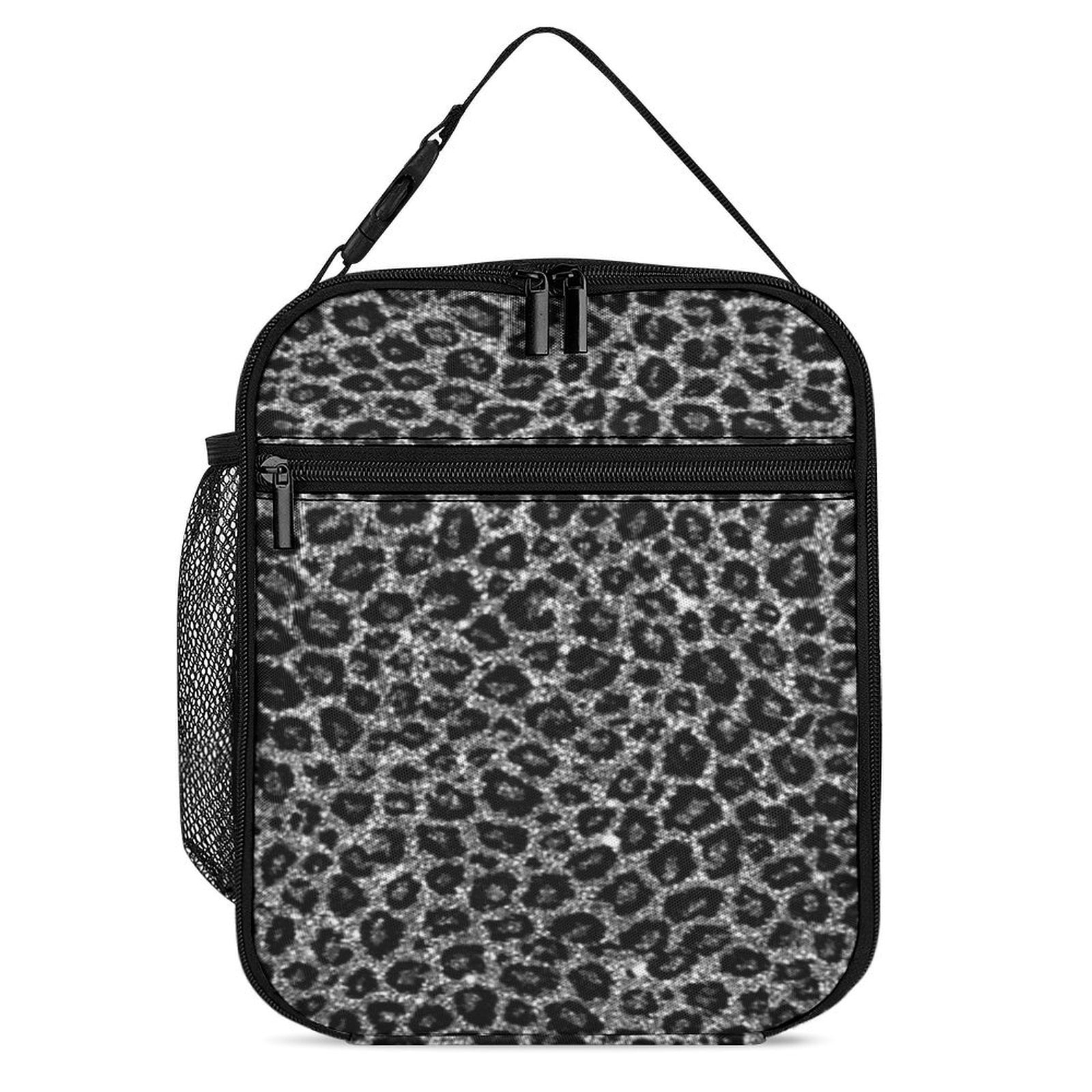 Animal Cheetah Print Insulated Lunch Box Thermal Bag,Waterproof Lunch ...