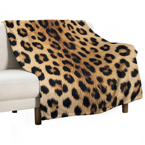 Animal Cheetah Print Throw Blanket for Women, Men- Super Soft Plush ...
