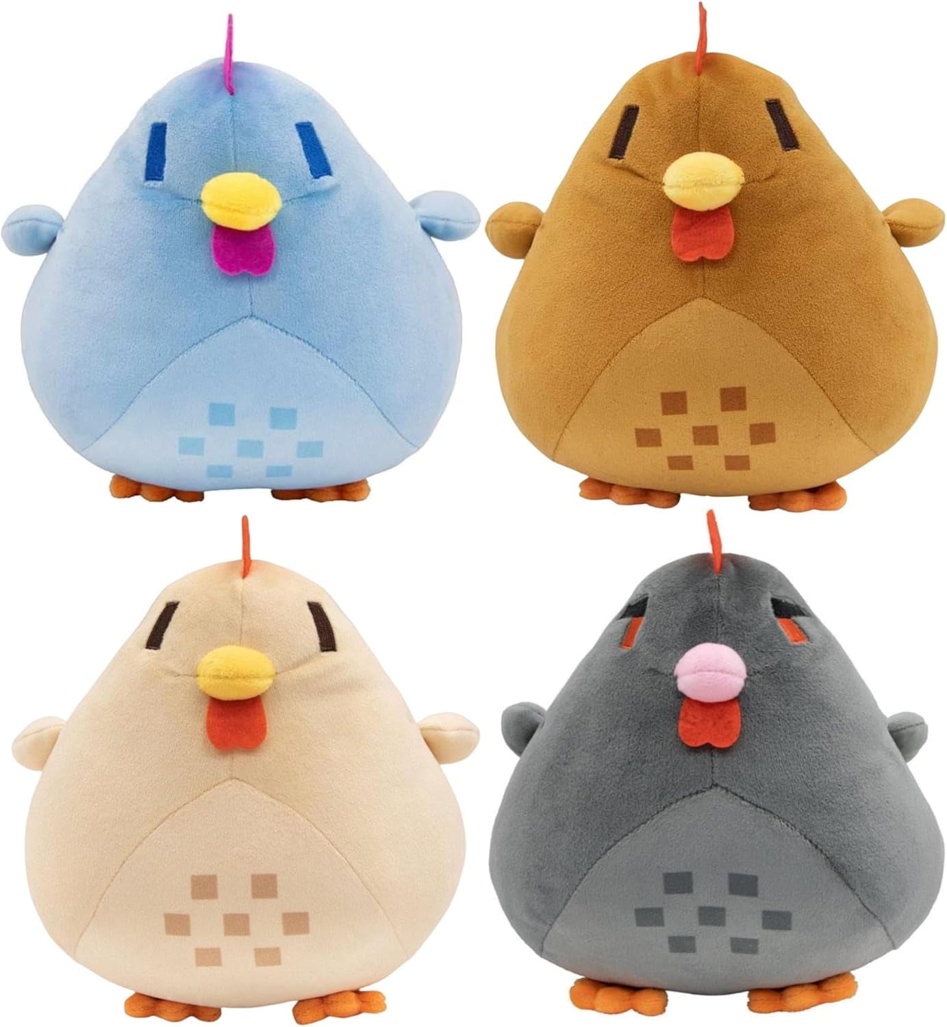 Animal Chicken Plush Doll Farming Hen Plushie Stuffed Soft Pillow ...
