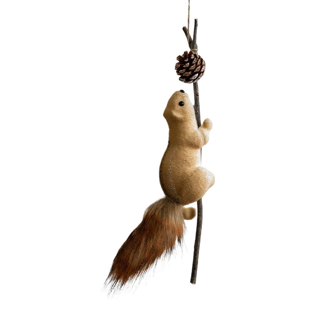 Animal Christmas Ornaments 2025, 2D Acrylic Forest Animal Squirrels ...