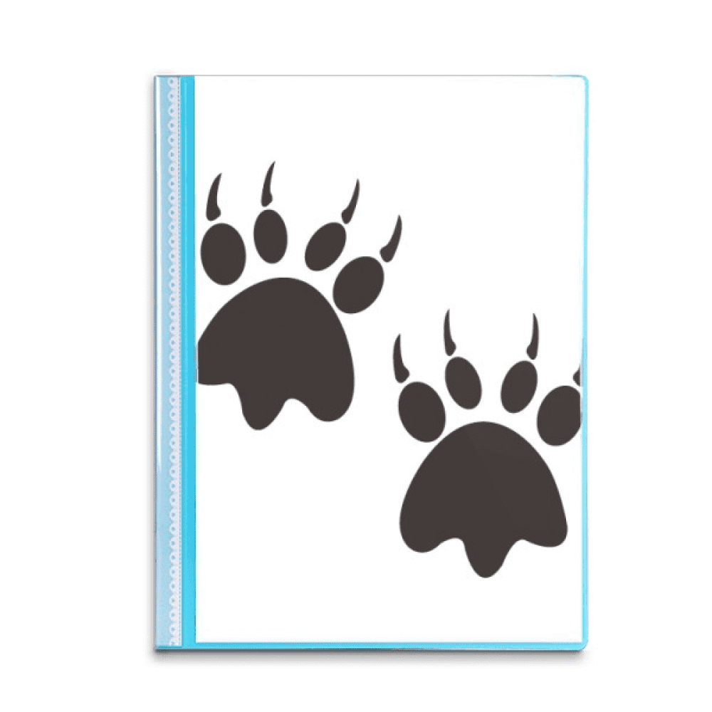 Animal Claw Outline Simple Step Print Book Sheet Protectors Portfolio ...