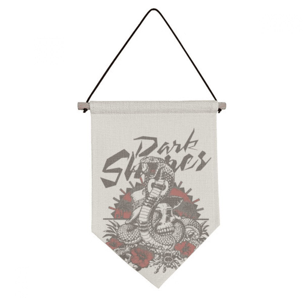 Animal Cobras Creature Combination Pattern Canvas Flag Hanging Wall Art ...