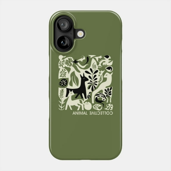 Animal Collective Indie Band Fan Art Phone Case for Apple iPhone 11-17 ...