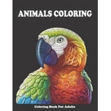 Animal Coloring Book For Adults: Stress relieving animals coloring book ...