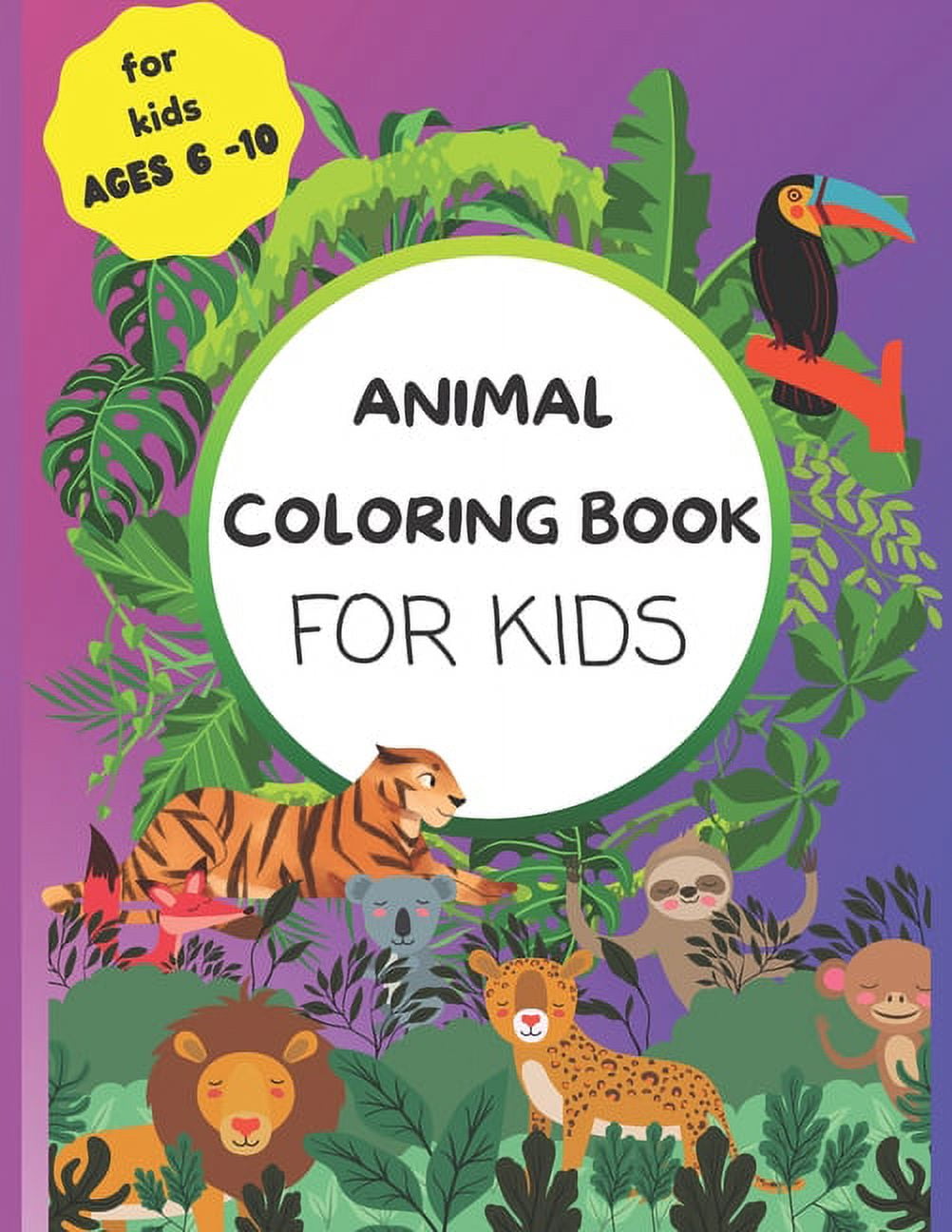 Animal Coloring Book For Kids: An Animal Coloring Book with Creative ...