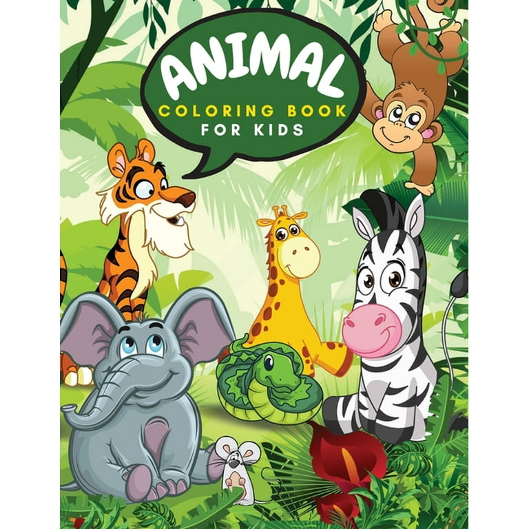 Cute Zoo Animals Coloring