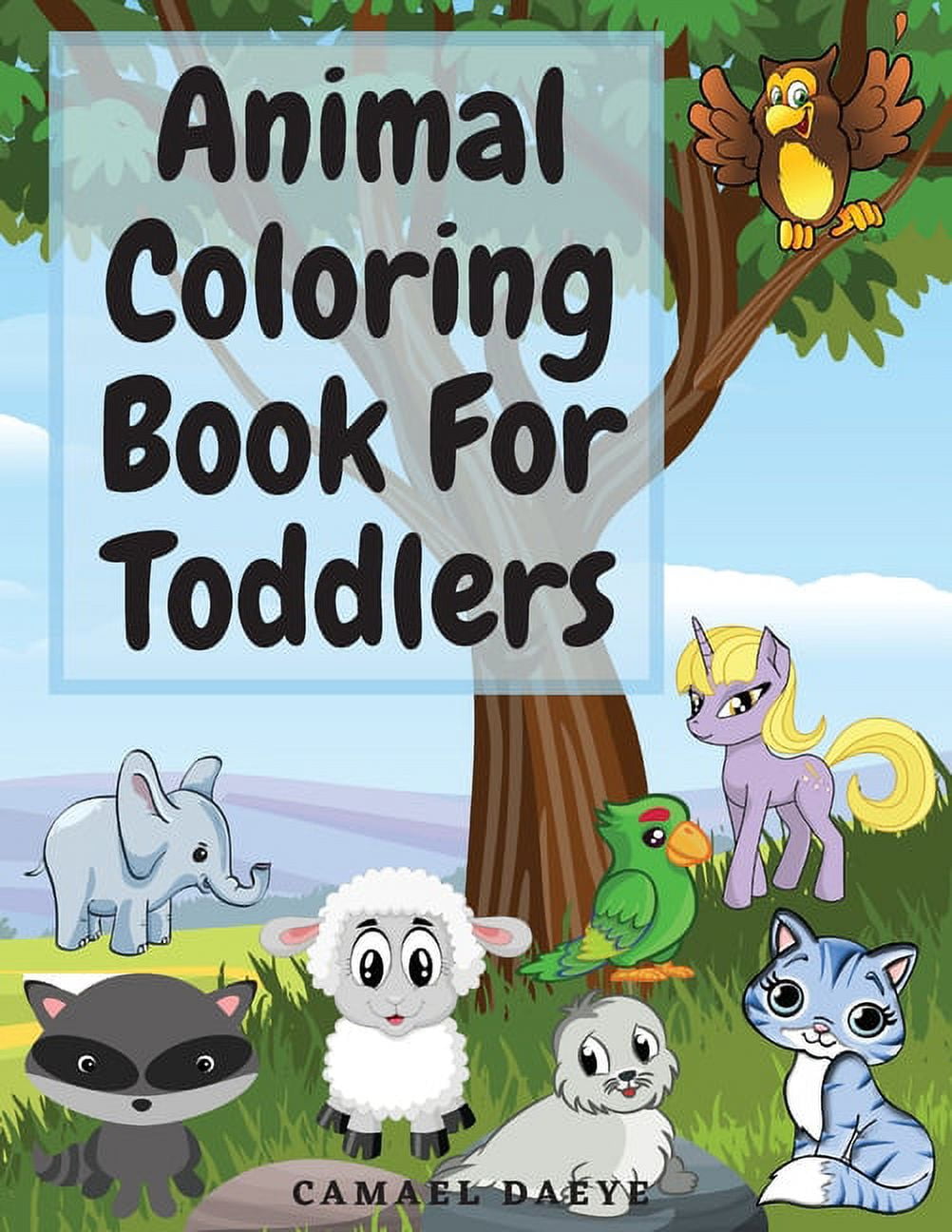 Animal Coloring Book For Toddlers : Beautiful Coloring Book For Kids ...