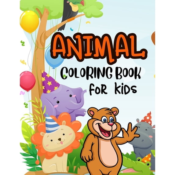 Animal Coloring Book For Kids : Animal Coloring Book, coloring book for ...
