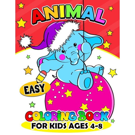 Animal Coloring Books for Kids ages 4-8: Activity book for boy, girls ...