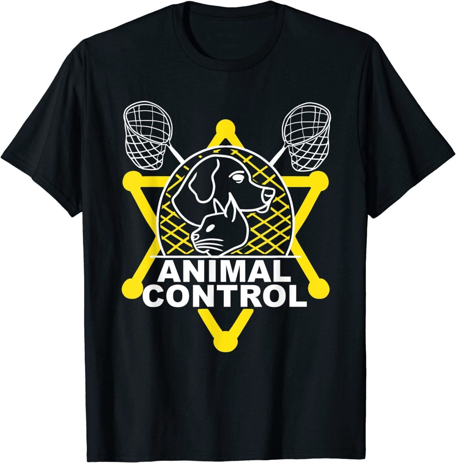 Animal Control Officer Cats Dogs Funny Design Gift Tee T-Shirt Trend ...