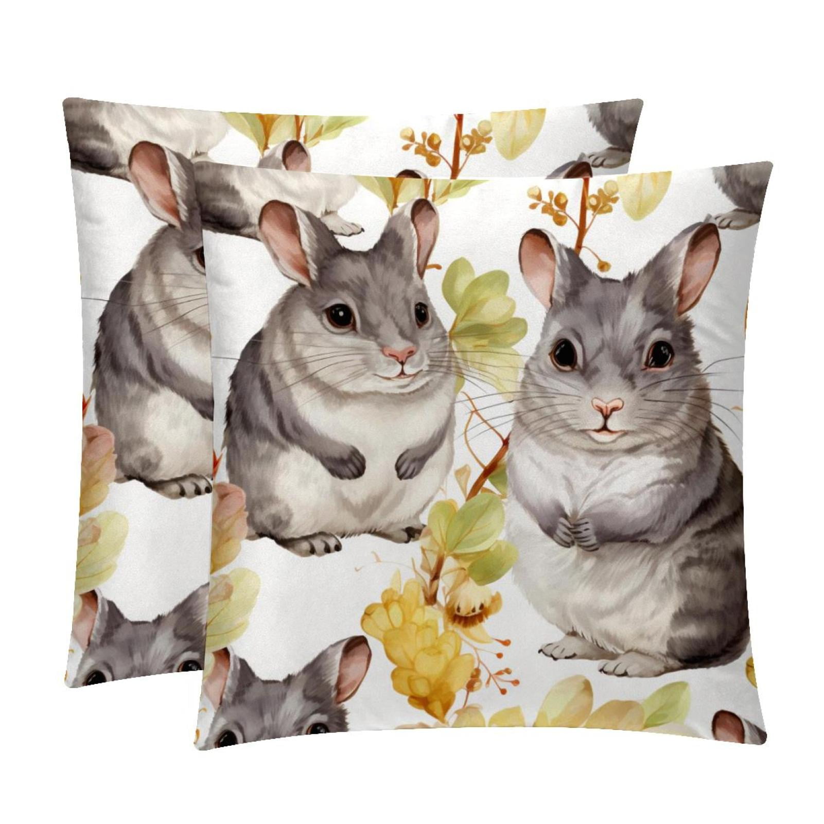 Animal Covers - Set of 2 Throw Pillow Covers with Unique Patterns for ...