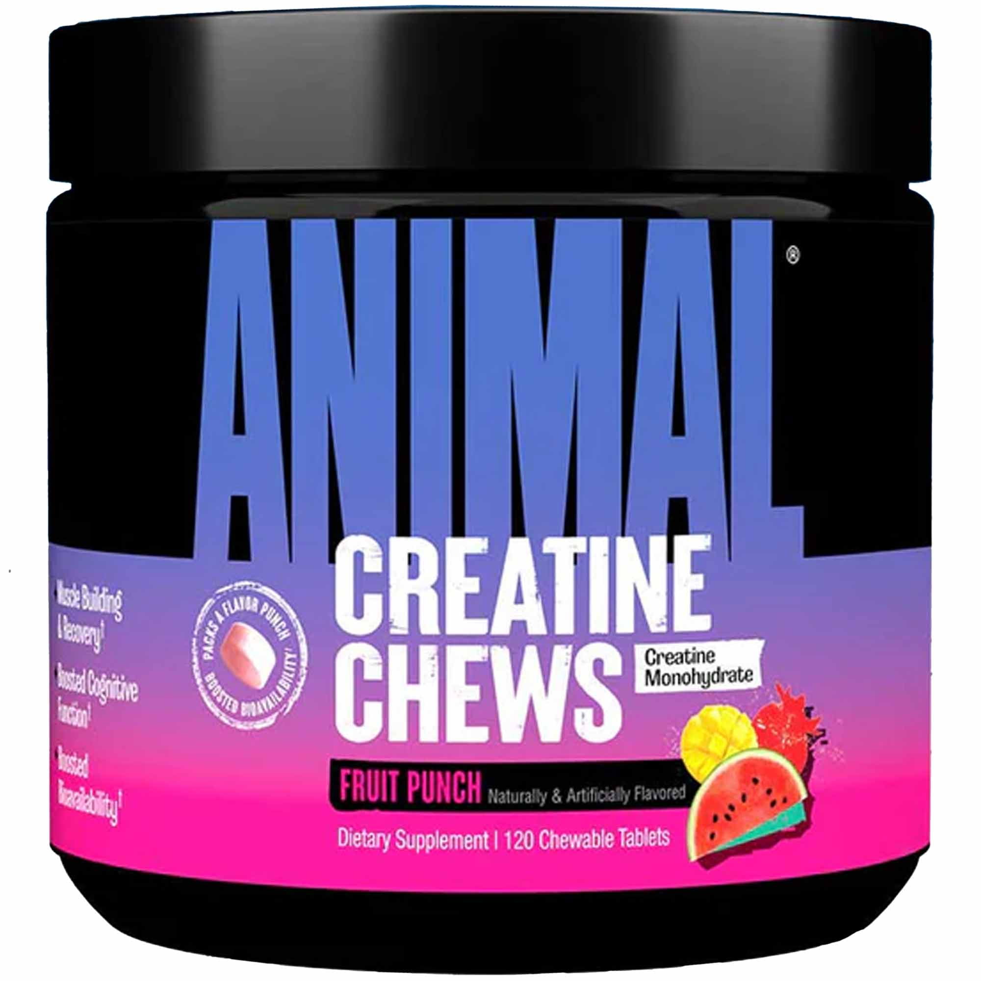 Animal Creatine Chews - Enhanced Monohydrate with AstraGin, Sea Salt ...