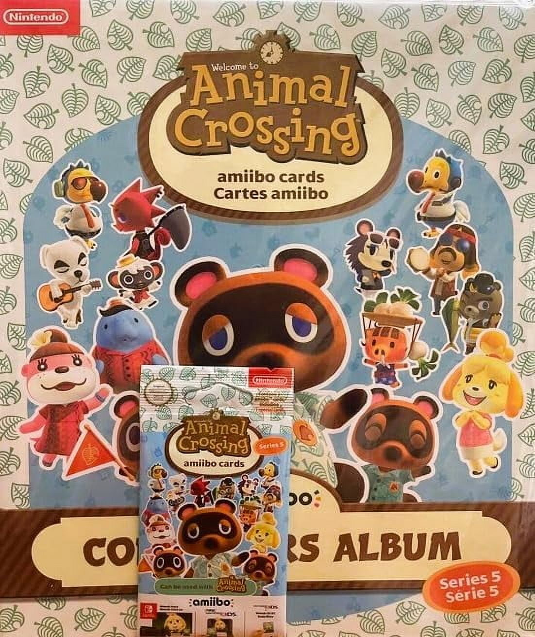 Animal Crossing: Amiibo Cards Series 5 Collectors Album Bundle (Pack ...