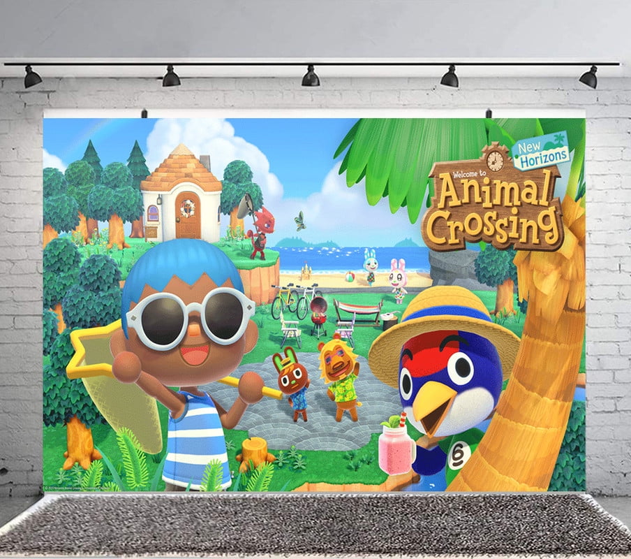 Animal Crossing Backdrop Banner Party Supplies Poster Movie Theme ...