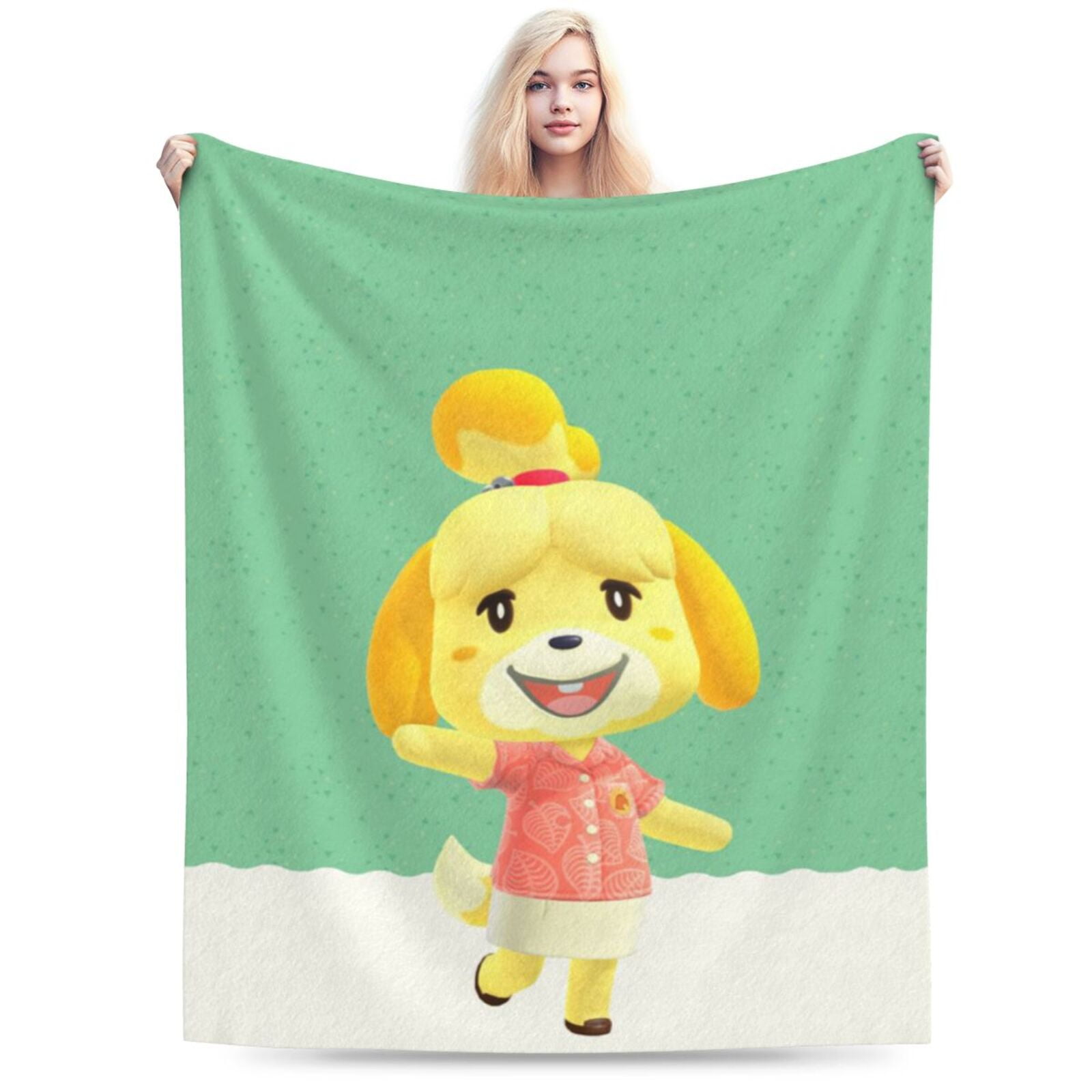 Animal Crossing Blanket Fuzzy Plush Bed Blanket Cozy Fluffy Air ...