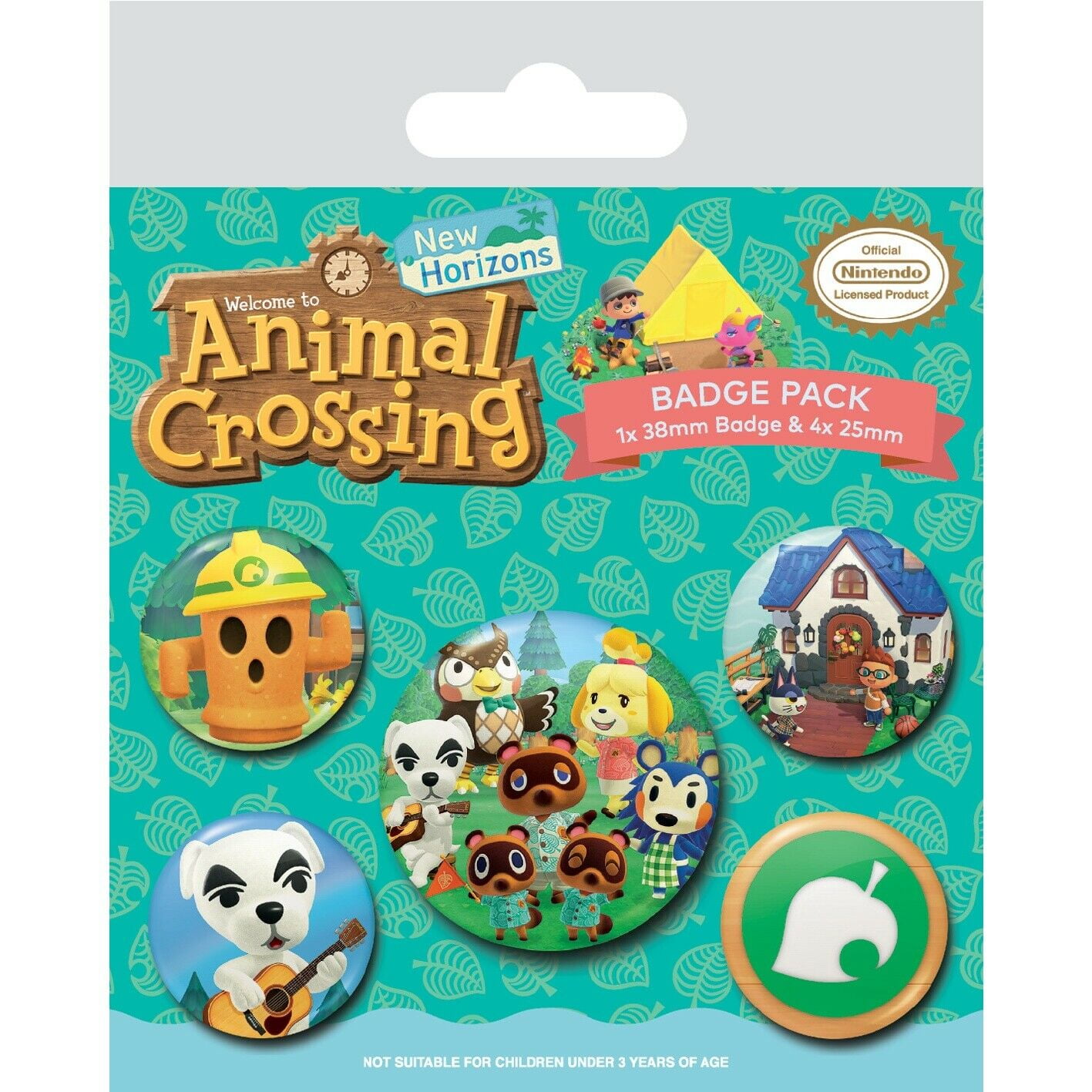 Animal Crossing Button Set (Pack of 5) - Walmart.com