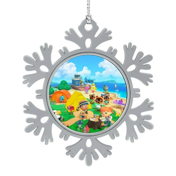 Animal Crossing Christmas Ornaments Snowflakes Decorations - Christmas ...