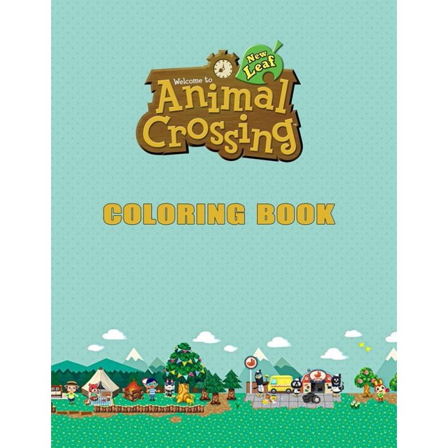 Animal Crossing Coloring Book: Animal Crossing Big Book, Gifts Book ...