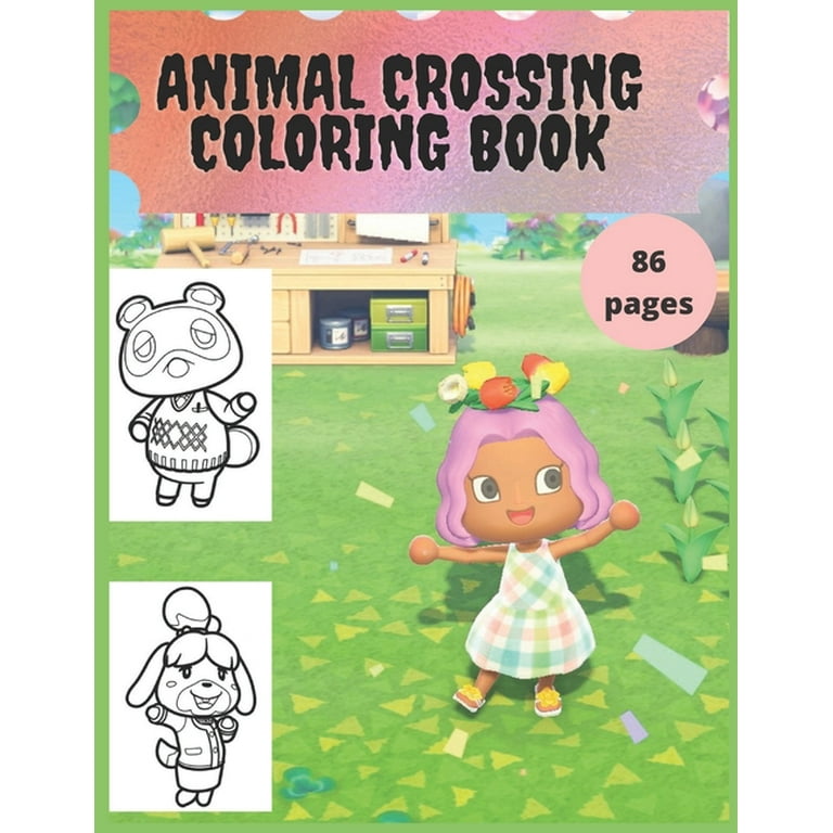 animal crossing coloring book