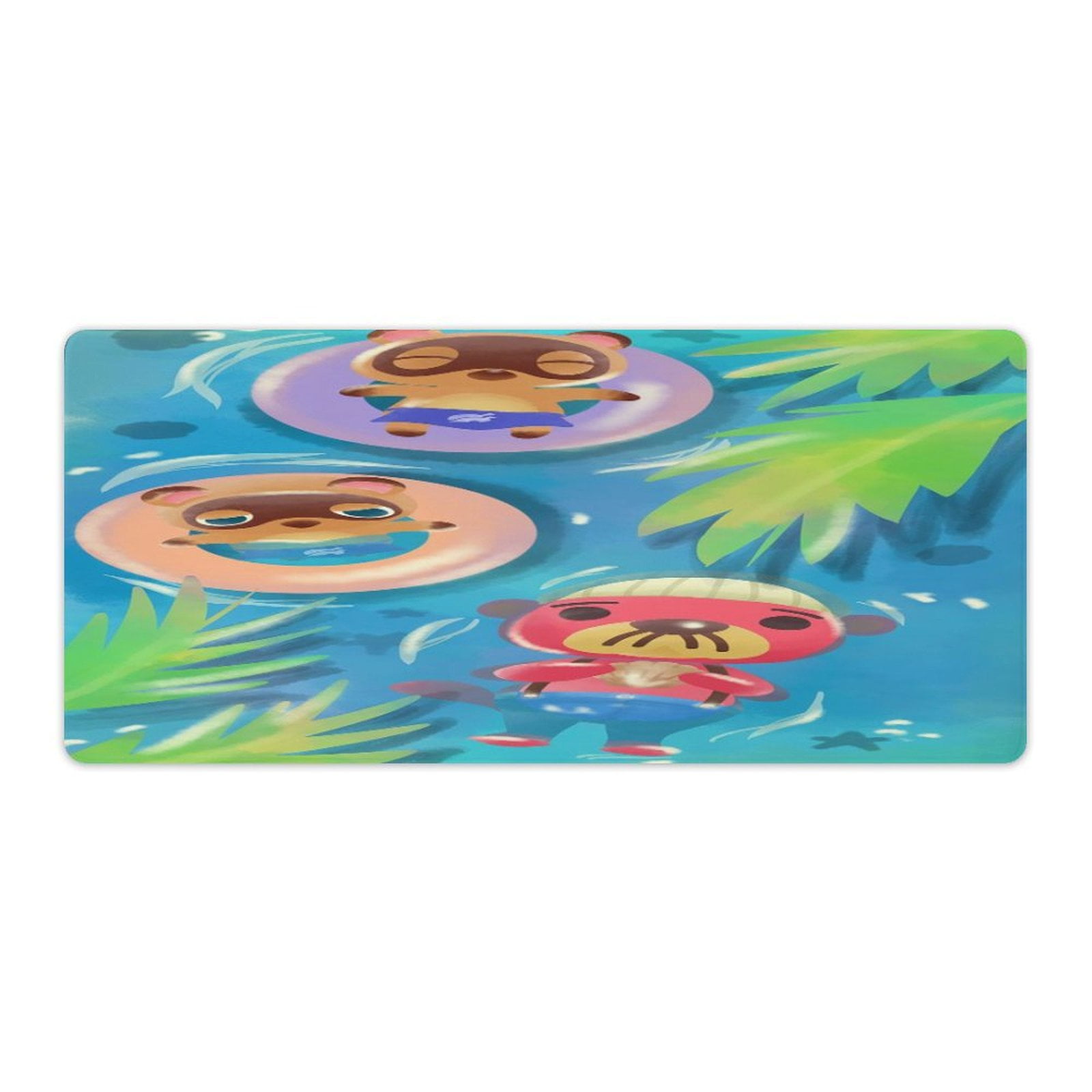 Animal Crossing Computer Mouse Mat with Anti-Slip Rubber Base Anti-Fray ...