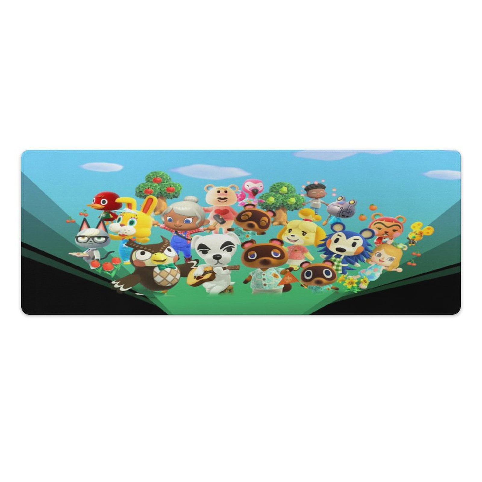 Animal Crossing Computer Mouse Mat with Anti-Slip Rubber Base Anti-Fray ...