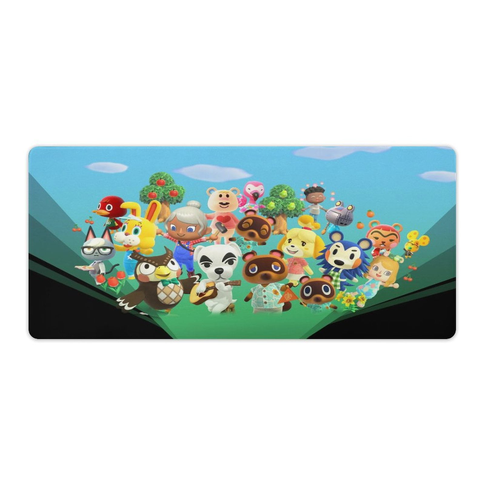 Animal Crossing Computer Mouse Mat with Anti-Slip Rubber Base Anti-Fray ...