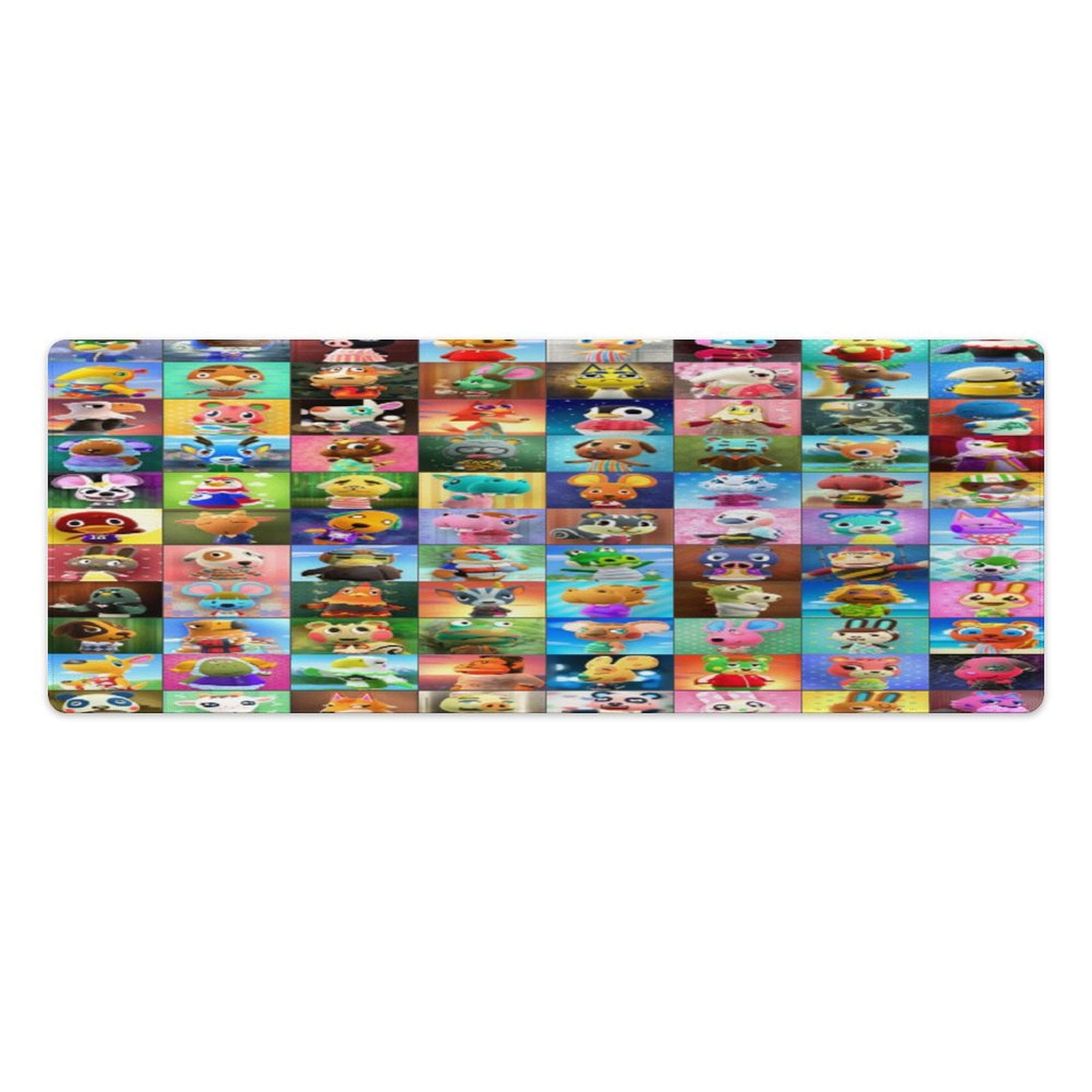 Animal Crossing Computer Mouse Mat with Anti-Slip Rubber Base Anti-Fray ...