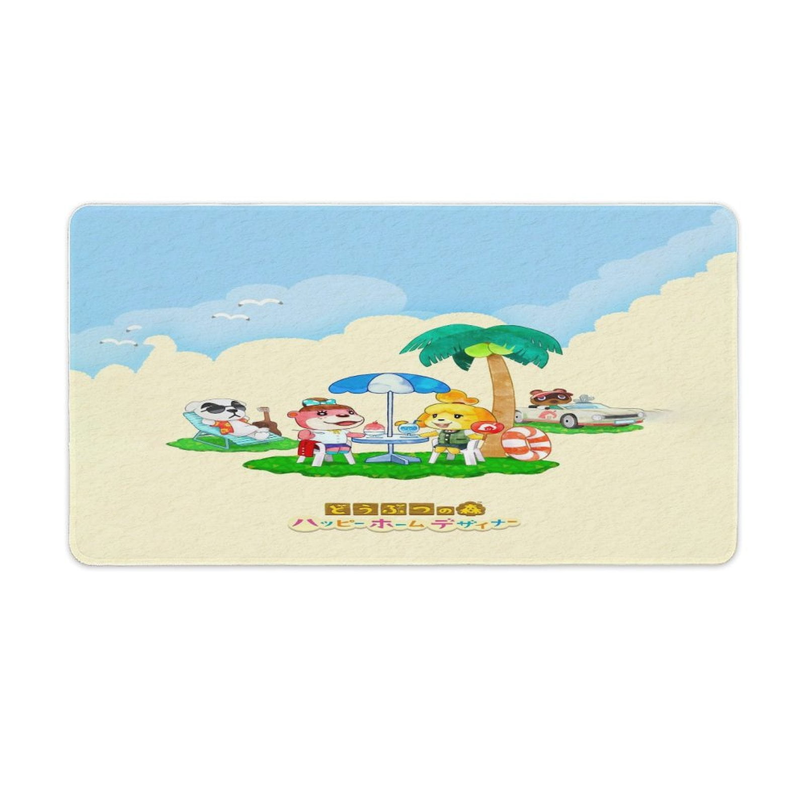 Animal Crossing Computer Mouse Mat with Anti-Slip Rubber Base Anti-Fray ...