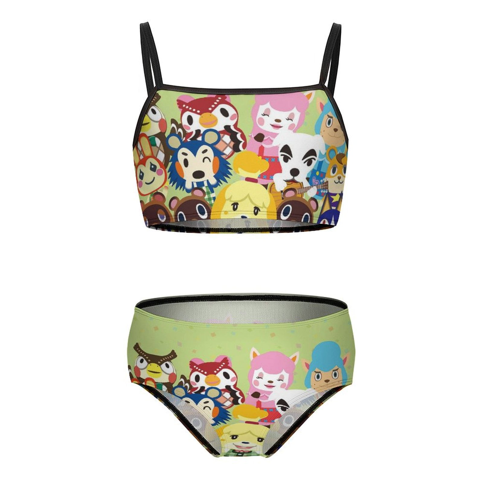 Animal Crossing Girls Bikini Swimsuits Two-piece Beach Bathing Suit ...