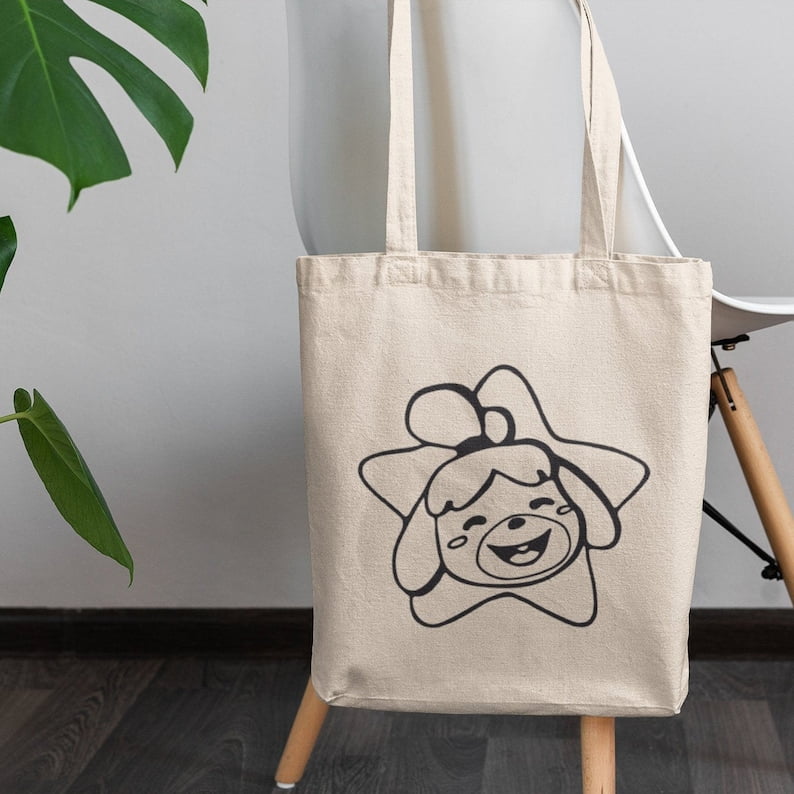 Animal Crossing Isabelle Tote Bag / Inspired Isabelle Character ACNH ...