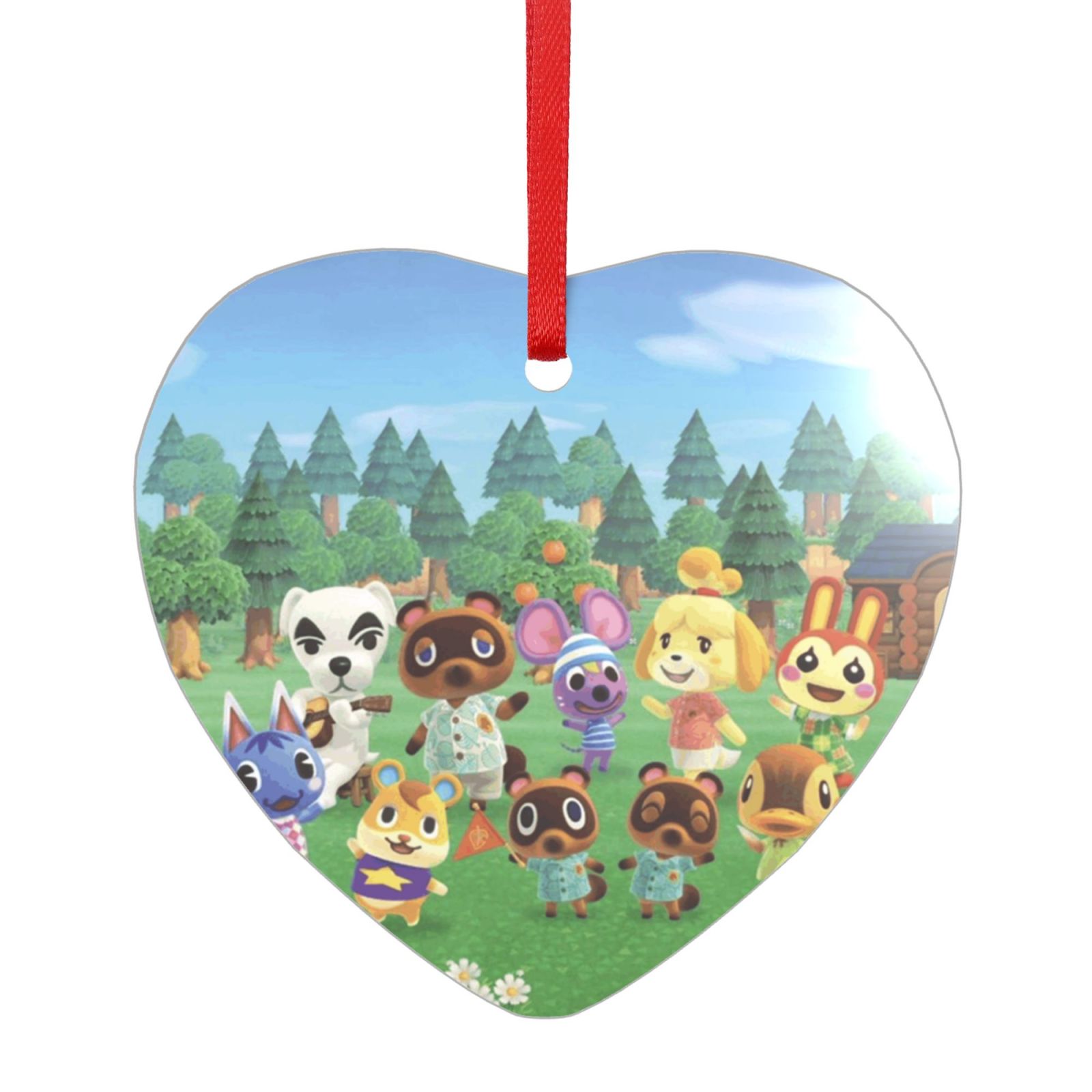 Animal Crossing New Horizons Acrylic Shaped Pendant Christmas Tree ...