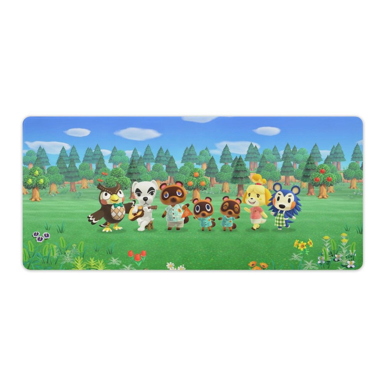 Animal Crossing New Horizons Cartoon Mouse Pad No-sliped Large Mousepad ...