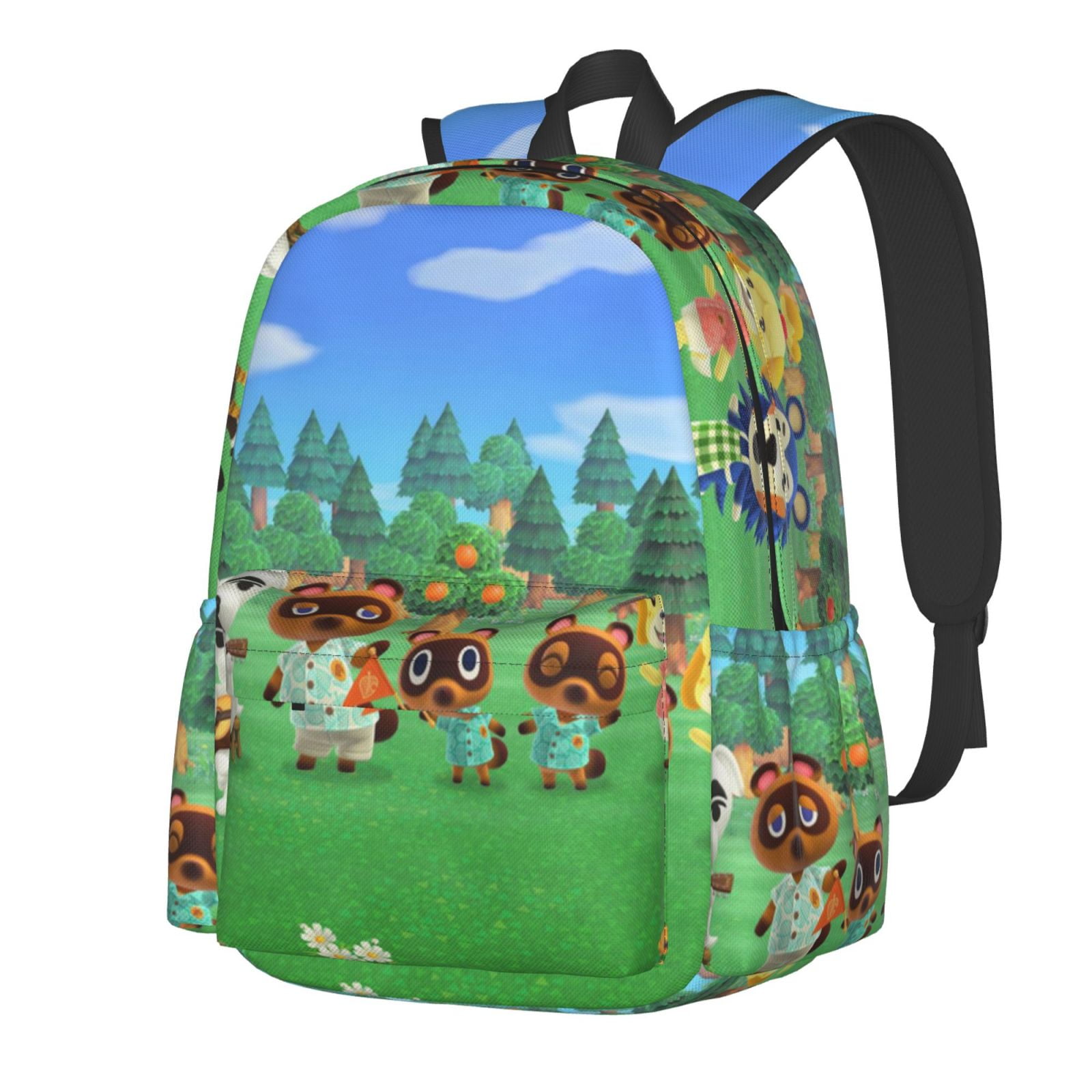 Animal Crossing New Horizons Cartoon Unisex Laptop Backpack Large ...