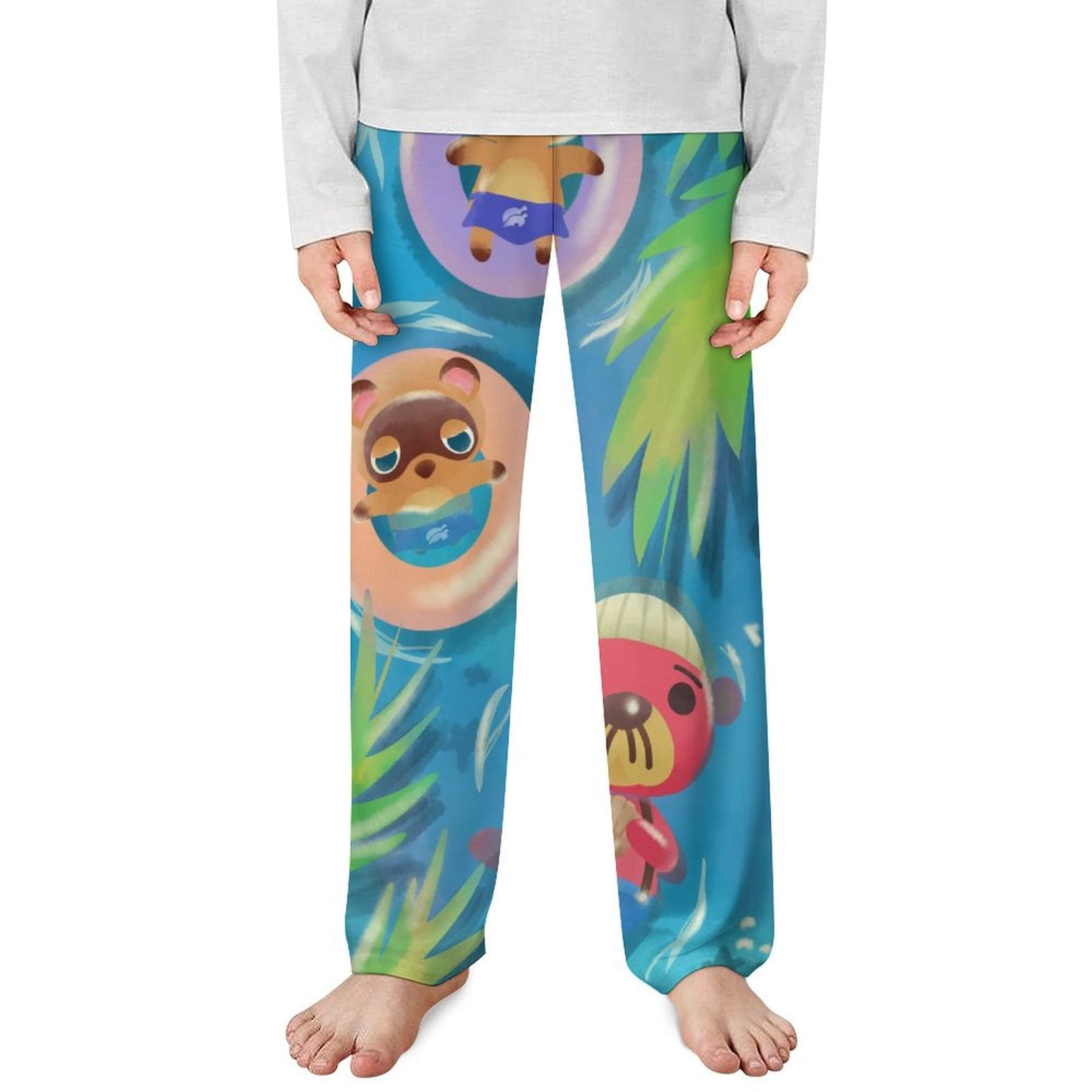 Animal Crossing Pajamas Bottom Cartoon PJS Pants Sleepwear for Boys ...