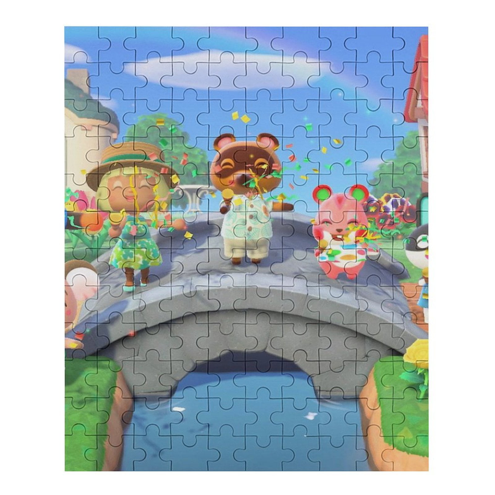 Animal Crossing Picture Puzzle 120 PCS Wooden Puzzle Artwork Jigsaw ...