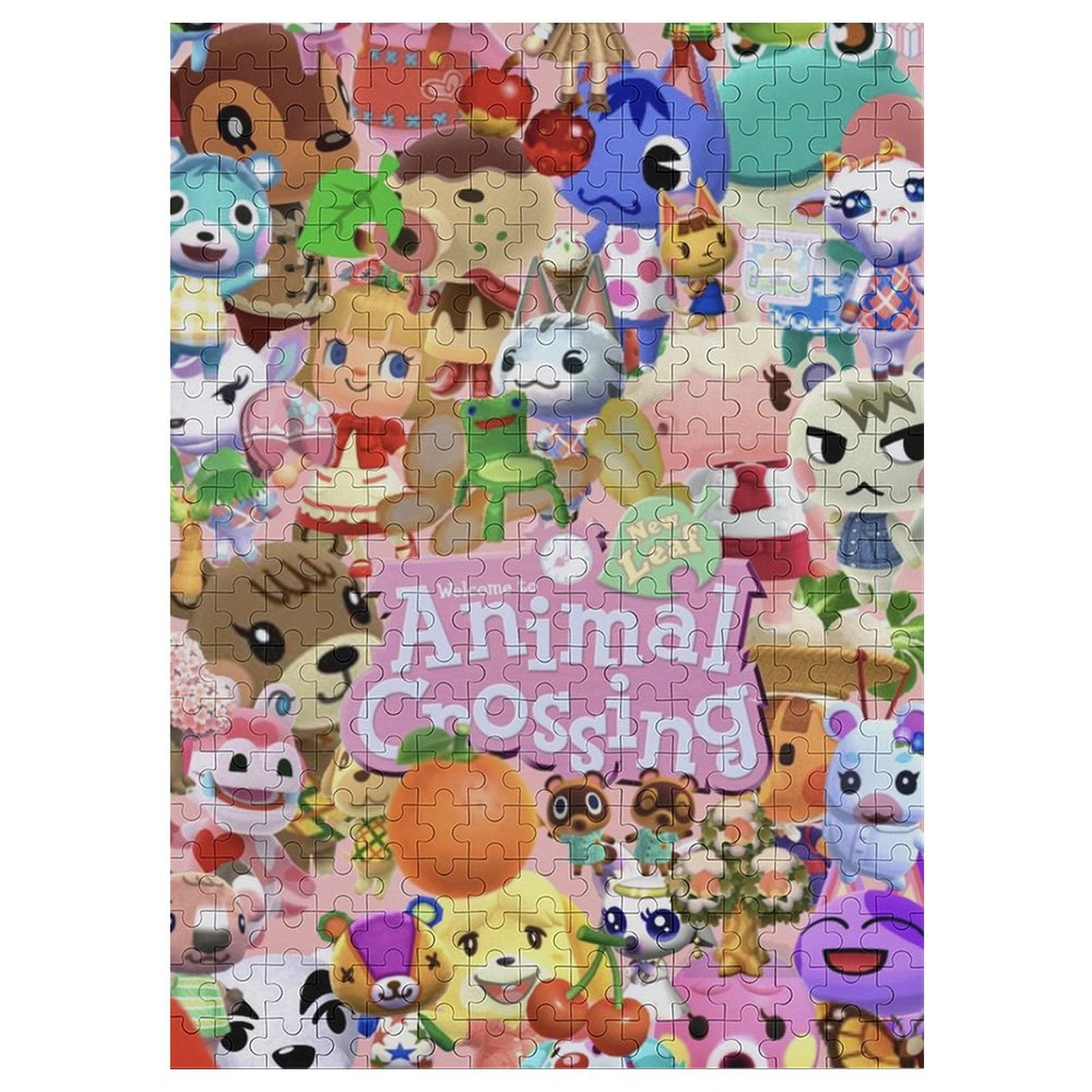 Animal Crossing Picture Puzzle 300 PCS Wooden Puzzle Artwork Jigsaw ...