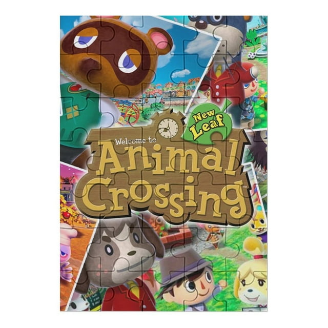 Animal Crossing Picture Puzzle 35 PCS Wooden Puzzle Artwork Jigsaw ...